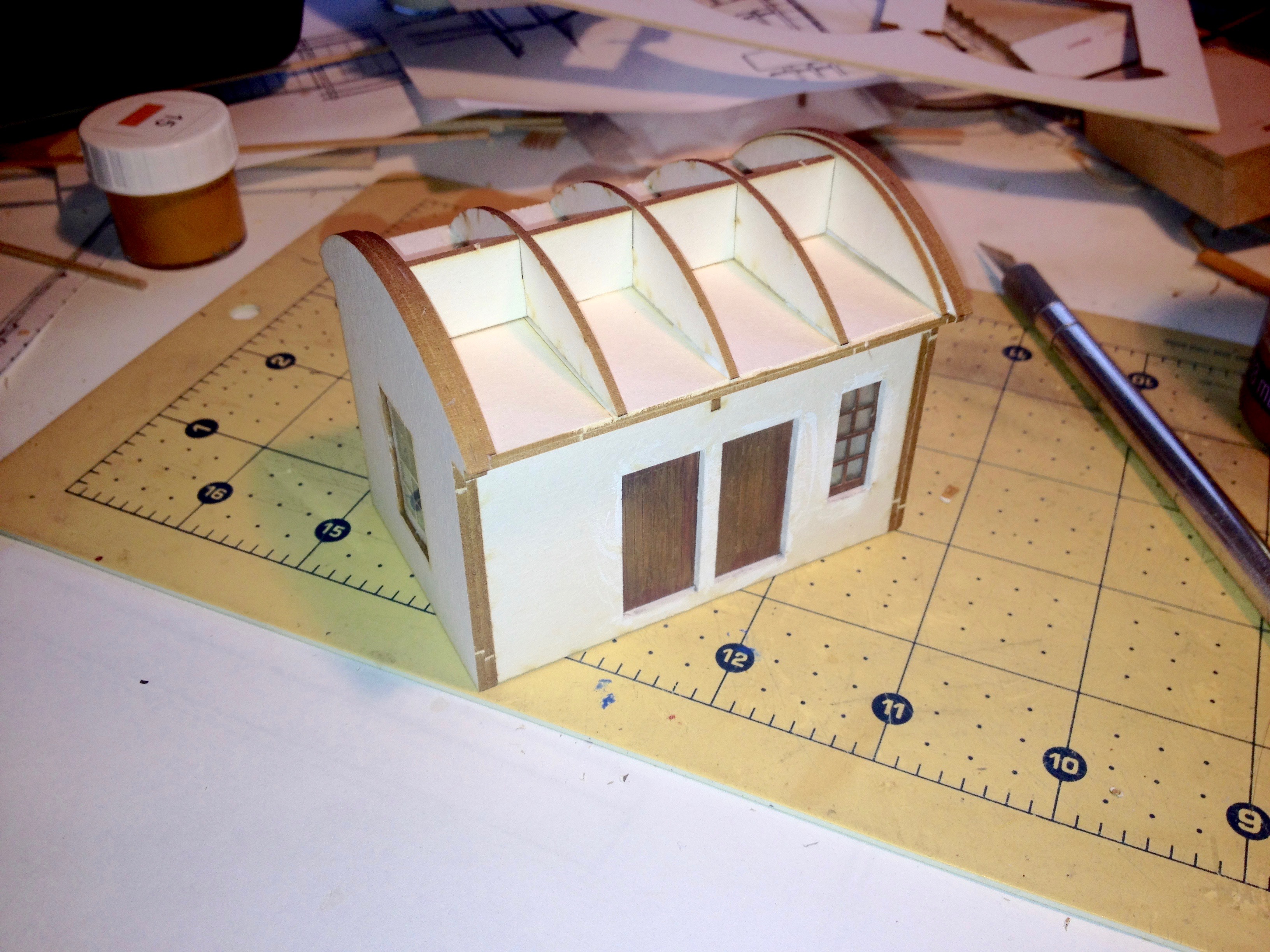 The Crowdy Head Lighthouse – A Shipyard Card Model, Part 2 | Ages of Sail