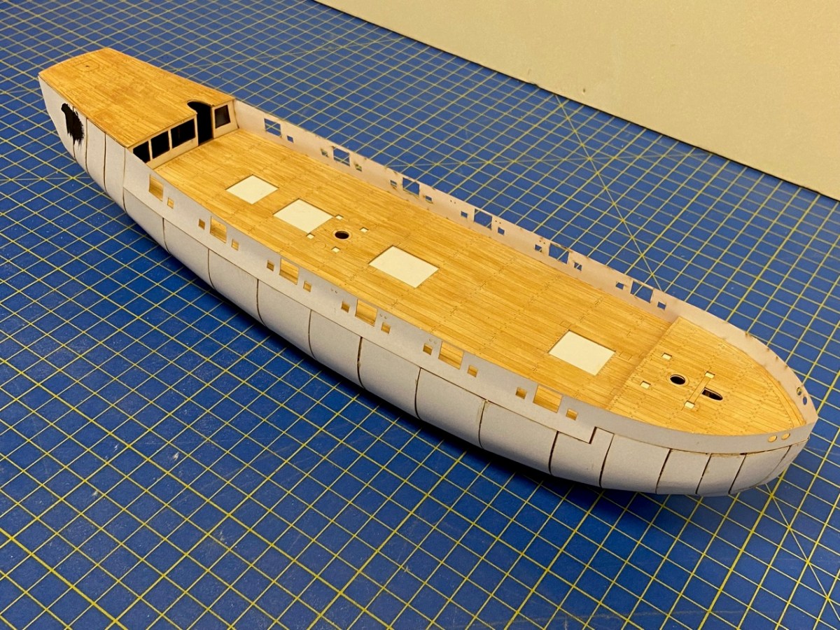 Building HMS Wolf – Shipyard’s 1/72 Scale Laser-Cut Card Kit – Part 2 ...