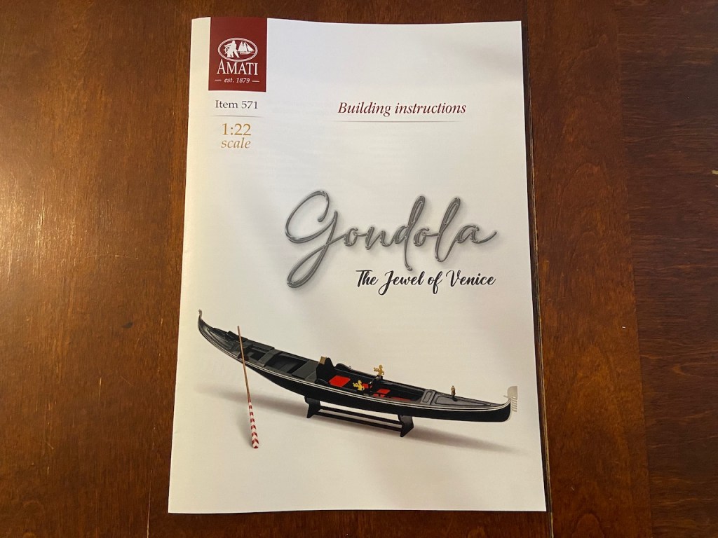 Building the Amati Gondola – Part 1 | Ages of Sail